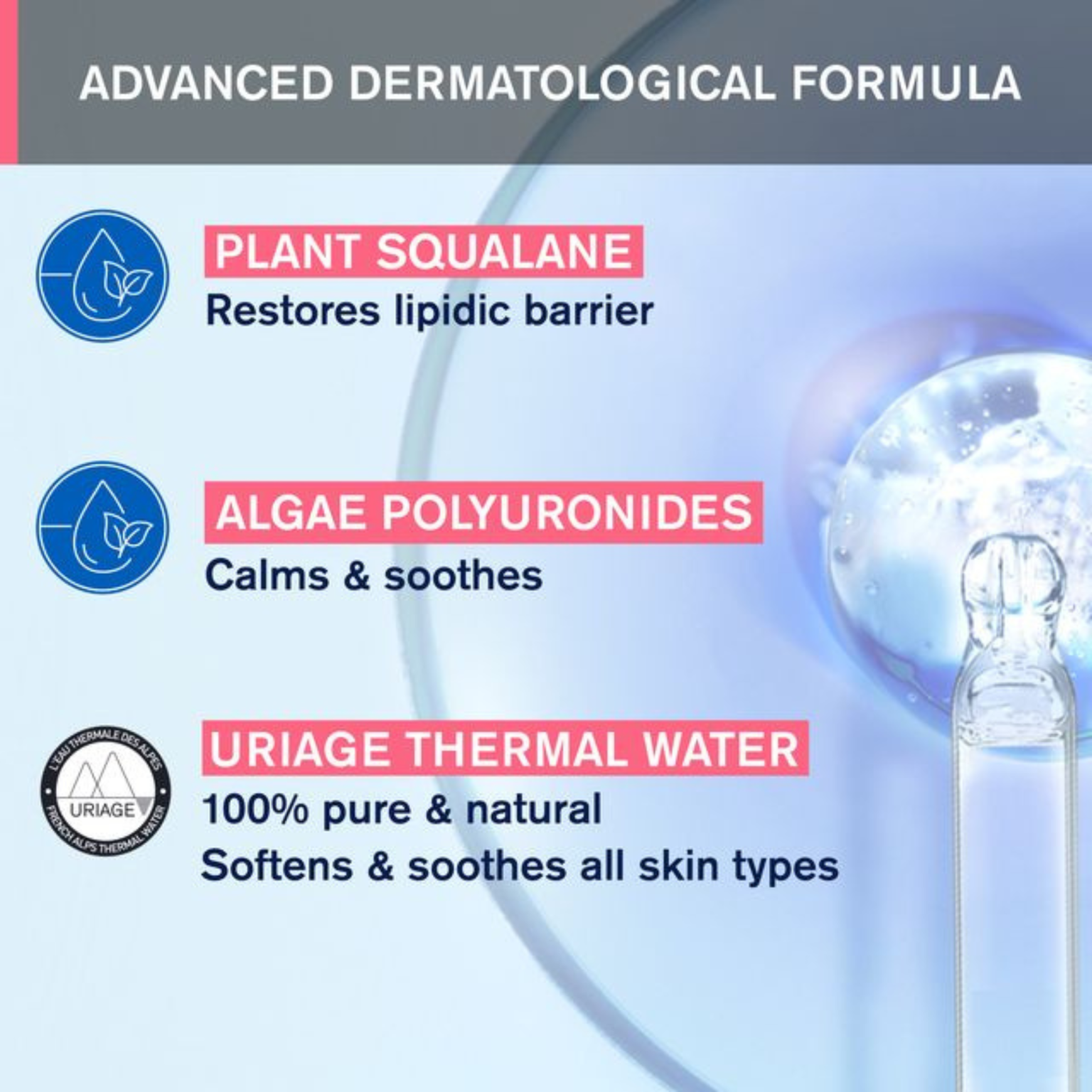 Uriage Tolederm Control Fresh Soothing Eye Counter Cream 15ml